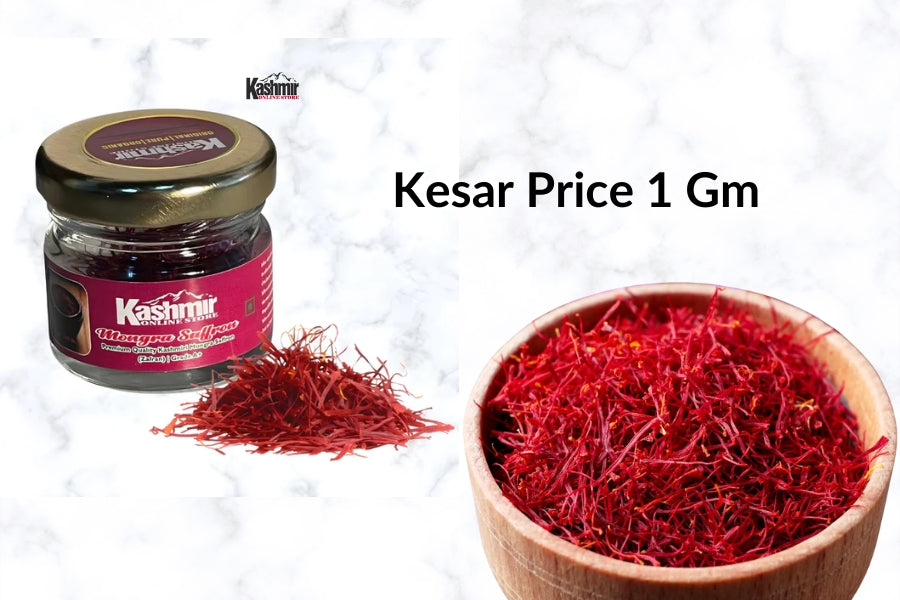 Buy Kesar Price 1 Gm - Buy Saffron Online | 100% Pure Kashmiri Kesar