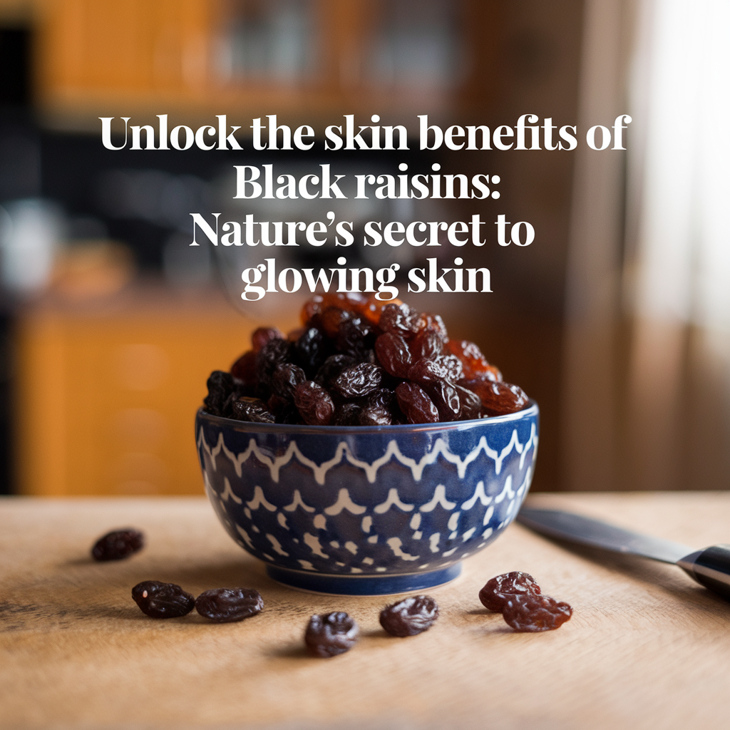 Unlock the Skin Benefits of Black Raisins: Nature's Secret to Glowing